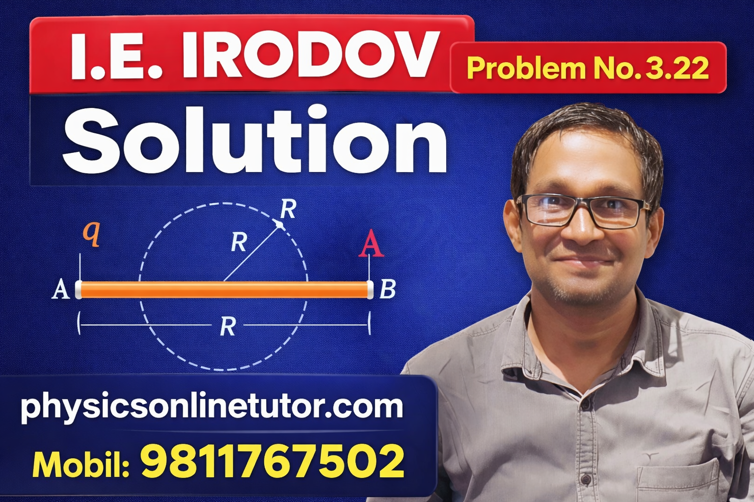 I.E. Irodov Problem 3.22 Solution - Physics Online Tutor